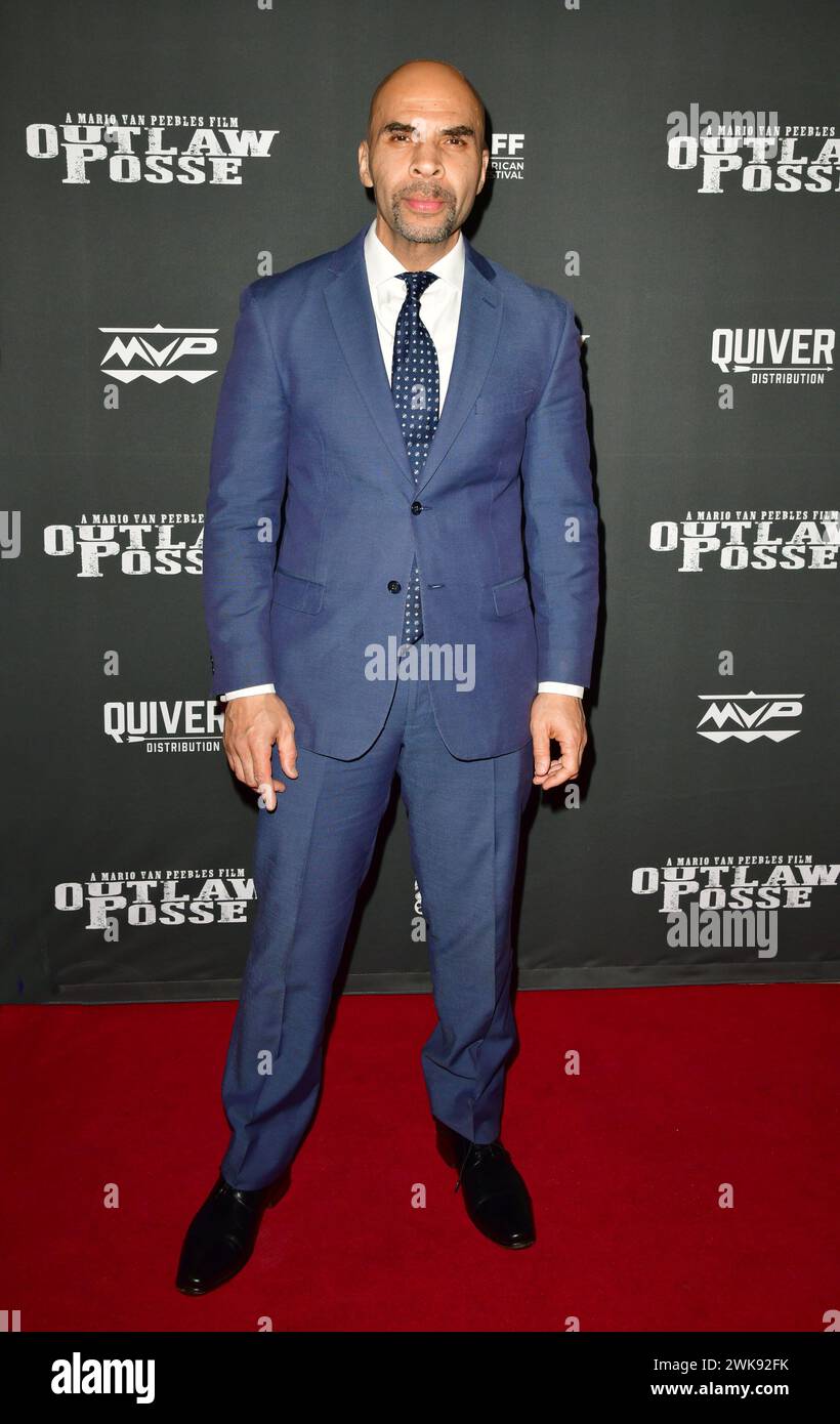 Los Angeles, Ca. 18th Feb, 2024. Jacinto Taras Riddick at the 32nd ...