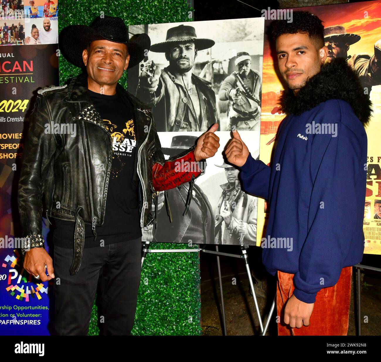 Mario van peebles and mandela van peebles hi-res stock photography and ...