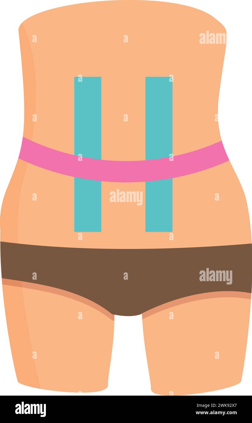 Abdomen type sport icon cartoon vector. Medicine muscle. Knee elastic ...