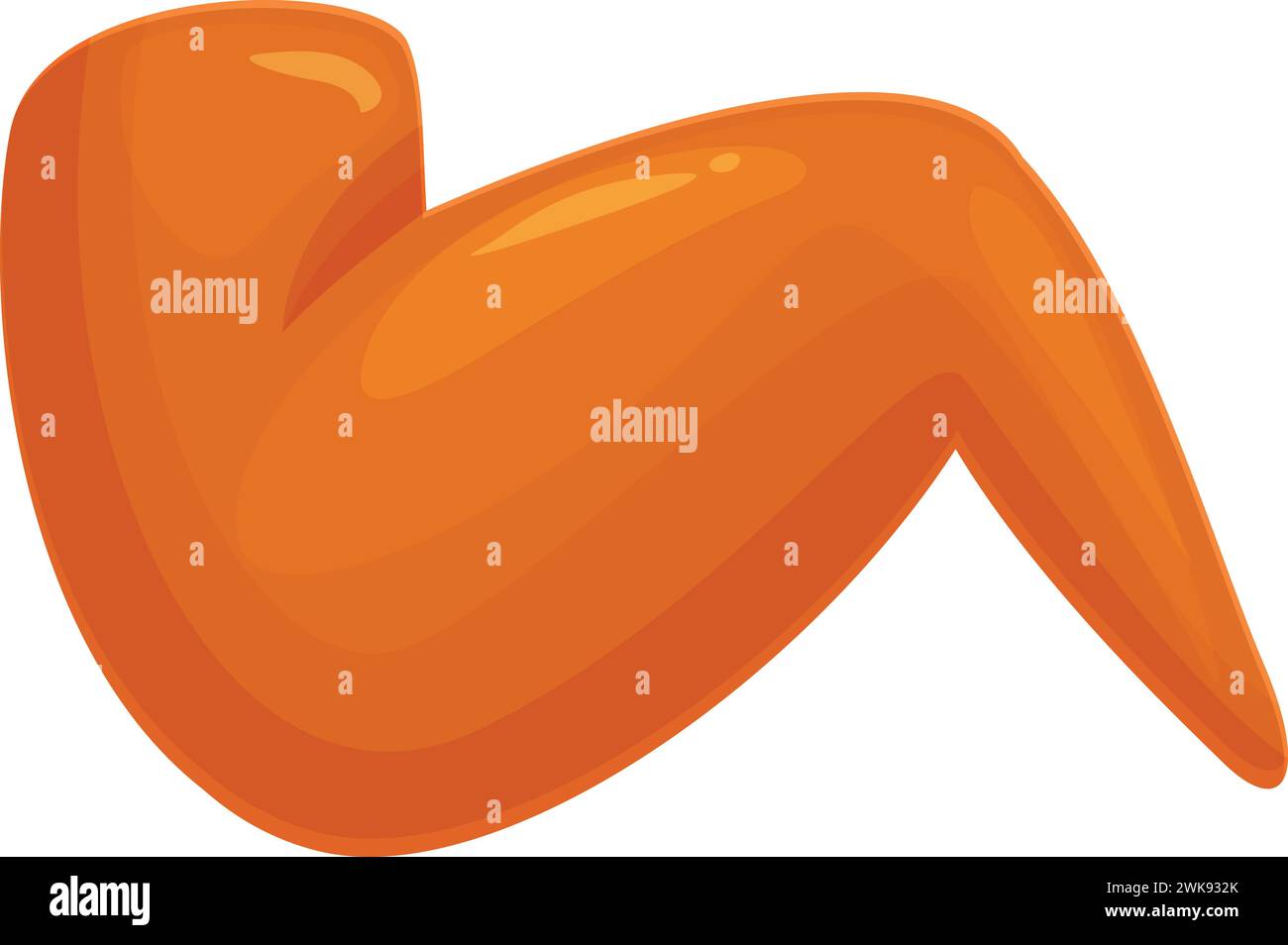 Fast food wings icon cartoon vector. Chicken roast. Protein dinner box ...