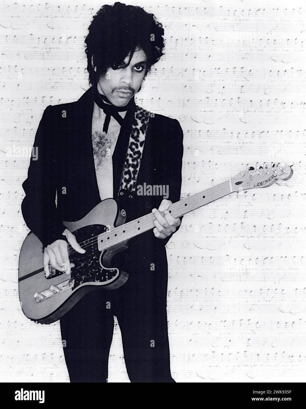 Prince in a publicity photograph for promoting his 1981 album ...