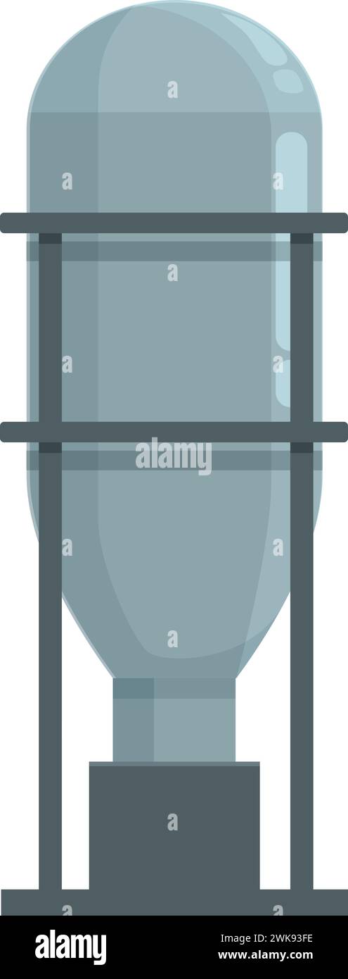 Modern eco plant icon cartoon vector. Factory wood roll. Process ...