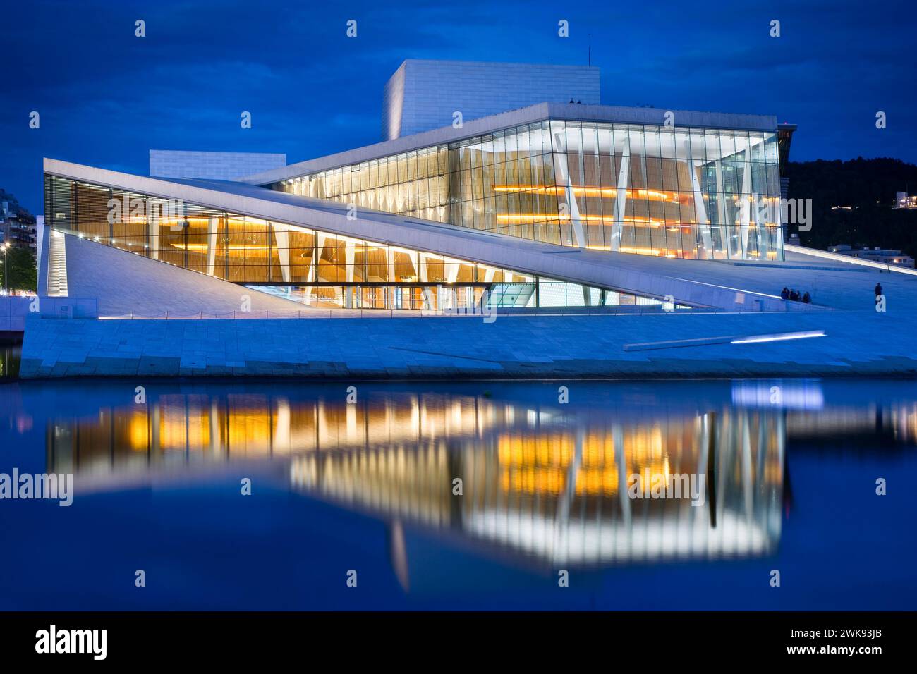 Oslo opera house night view hi-res stock photography and images - Alamy