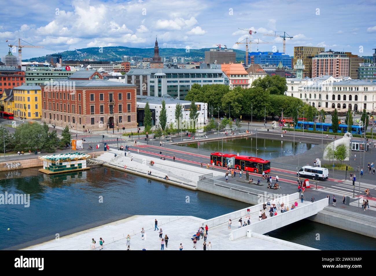 Oslo opera house aerial hi-res stock photography and images - Alamy