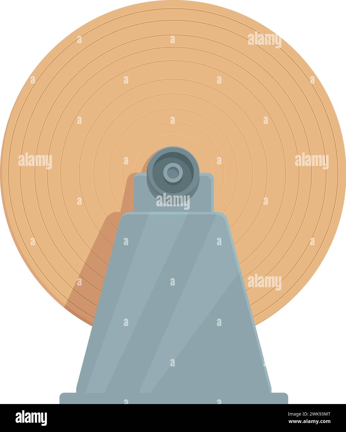 Big paper roll icon cartoon vector. Eco decorative. Facility printing ...