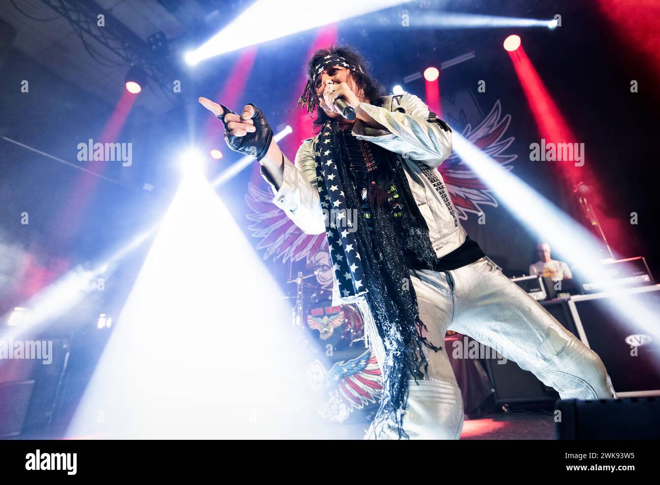Oslo, Norway. 17th, February 2024. The Norwegian glam rock band Wig Wam ...