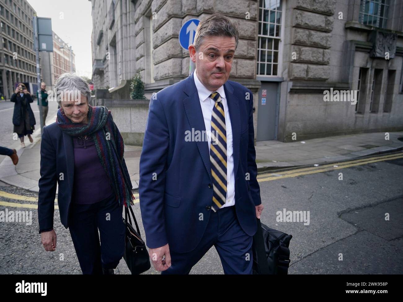 RTE Board chair Siun Ni Raghallaigh and RTE director general Kevin ...
