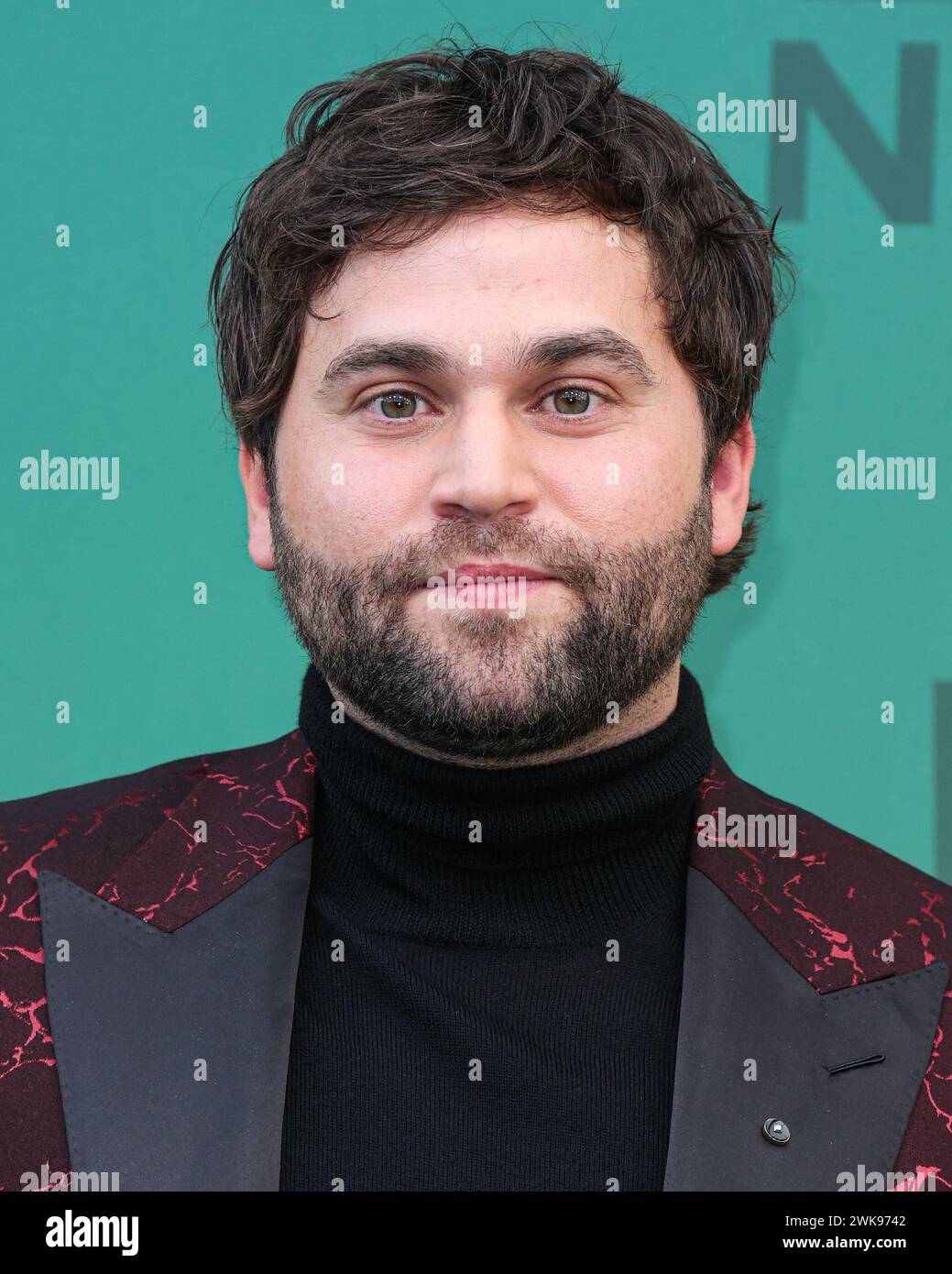 SANTA MONICA, LOS ANGELES, CALIFORNIA, USA - FEBRUARY 18: Jake Borelli ...
