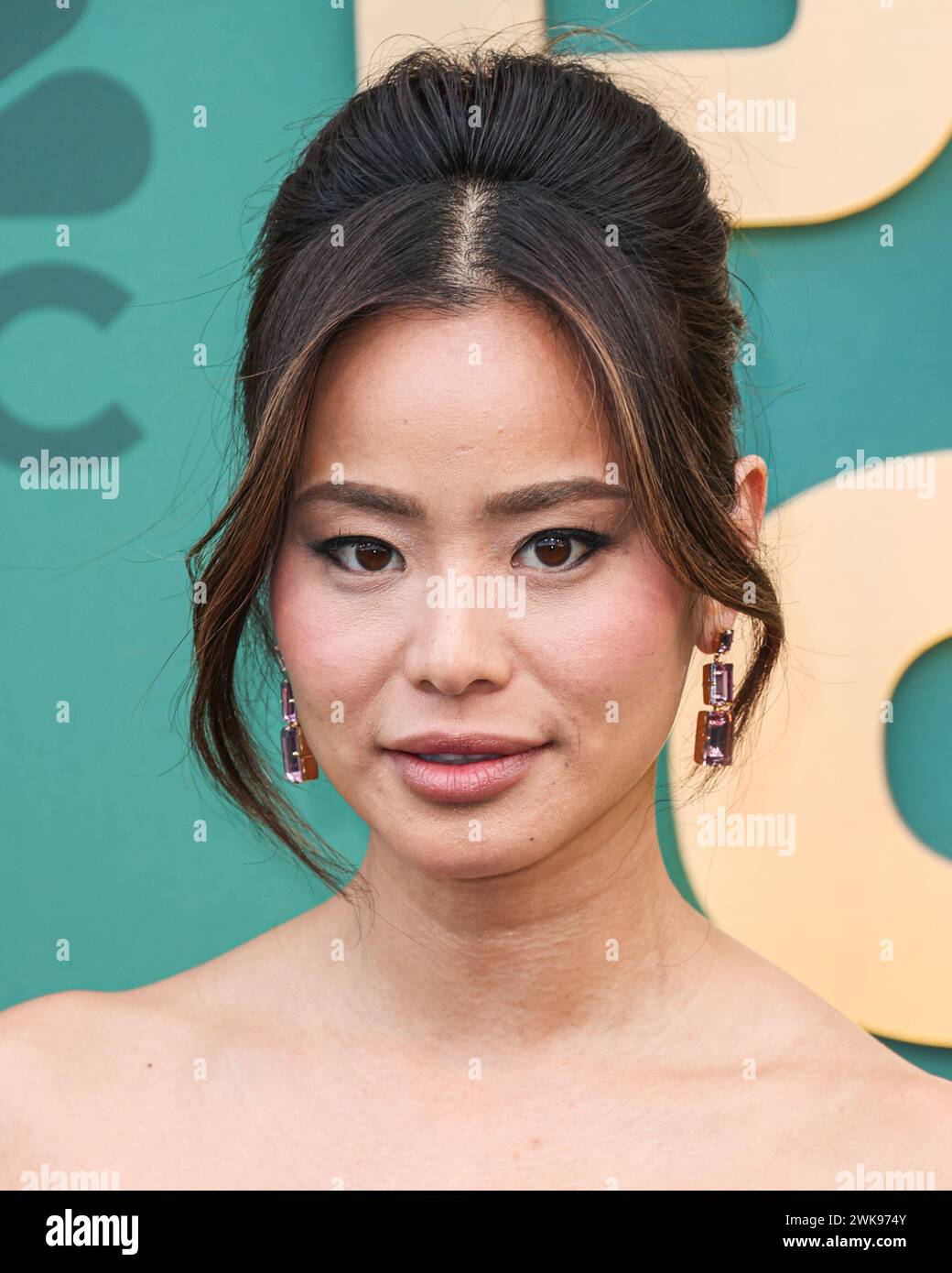 SANTA MONICA, LOS ANGELES, CALIFORNIA, USA - FEBRUARY 18: Jamie Chung ...