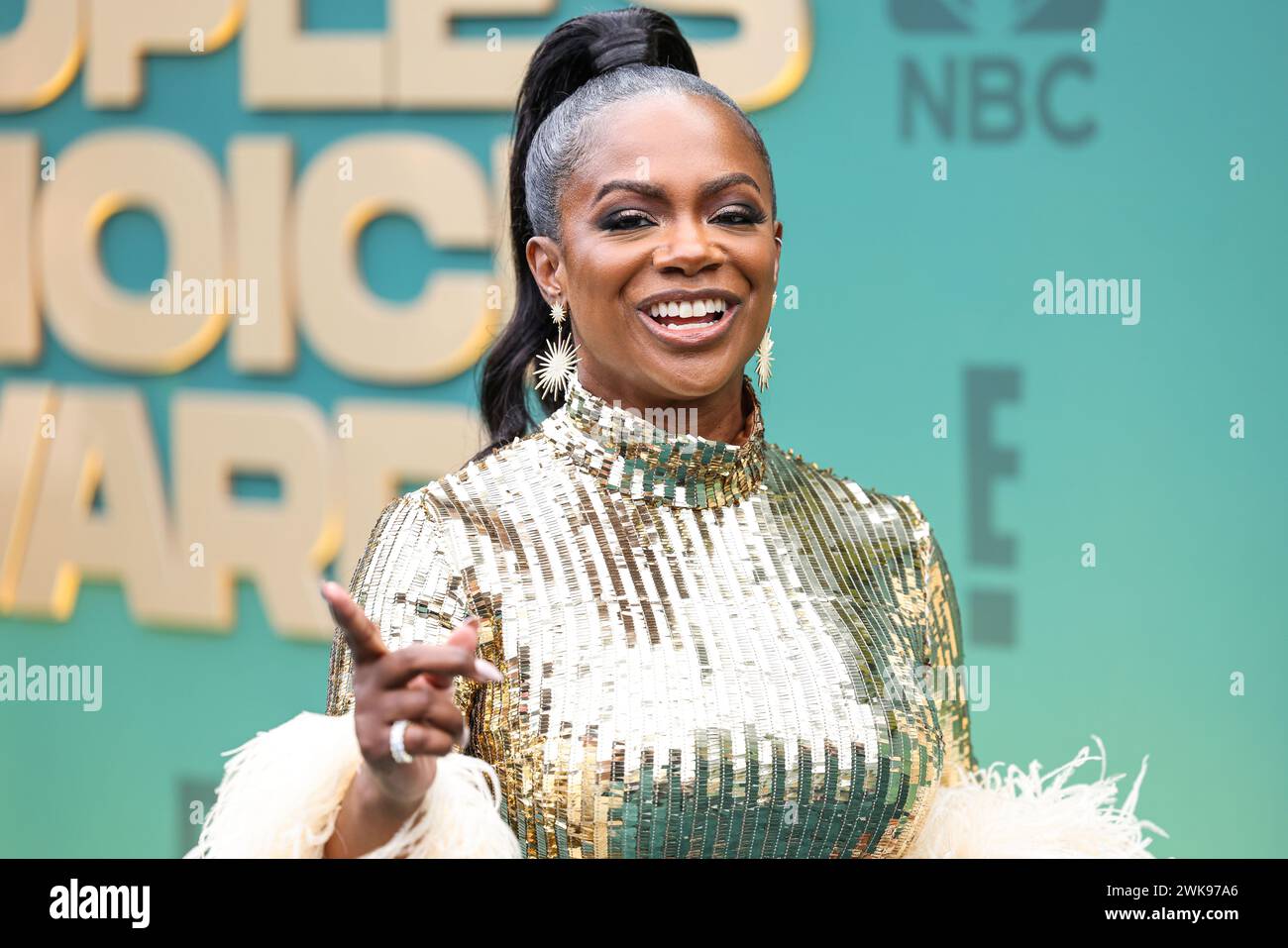 SANTA MONICA, LOS ANGELES, CALIFORNIA, USA - FEBRUARY 18: Kandi Burruss ...