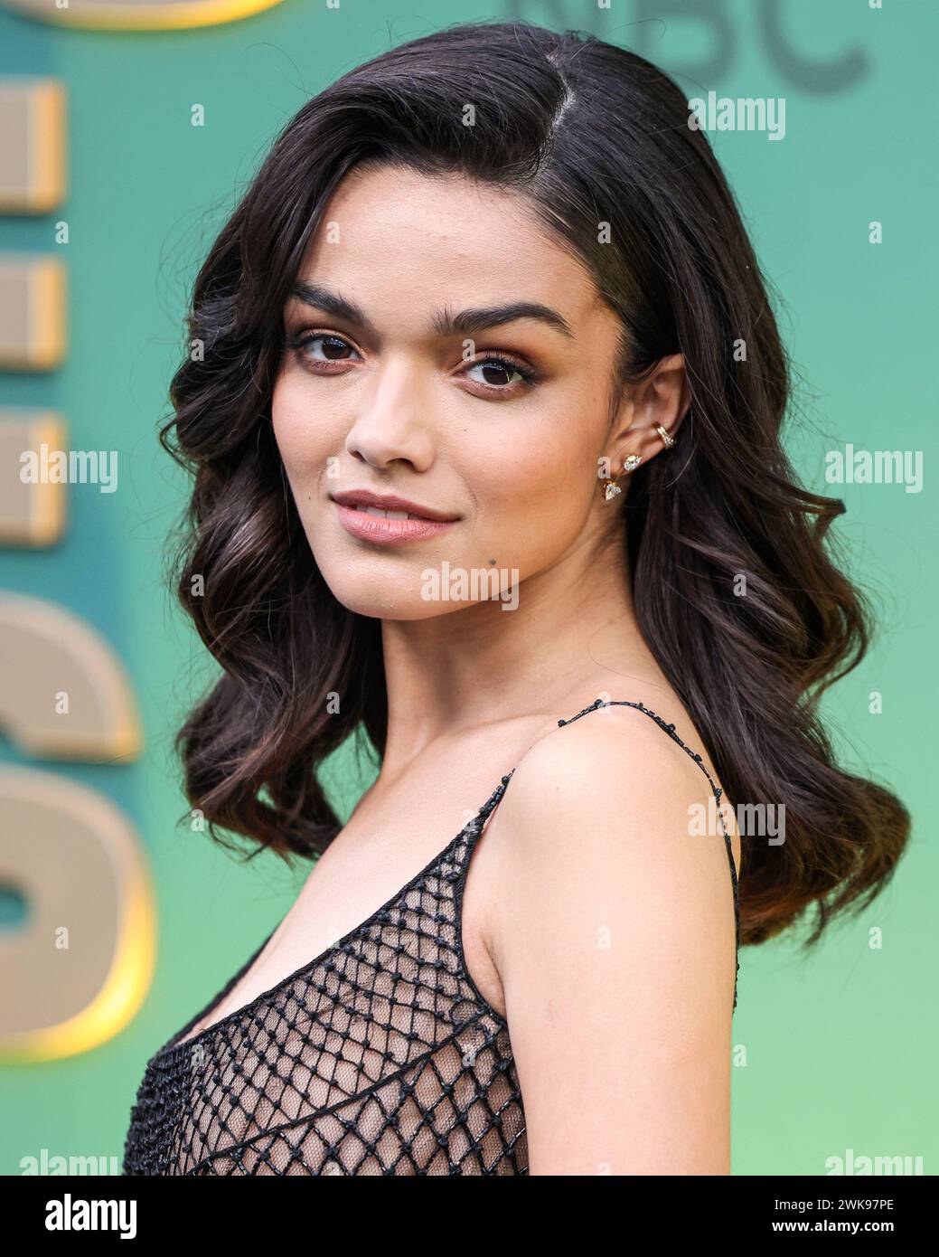 SANTA MONICA, LOS ANGELES, CALIFORNIA, USA - FEBRUARY 18: Rachel Zegler ...