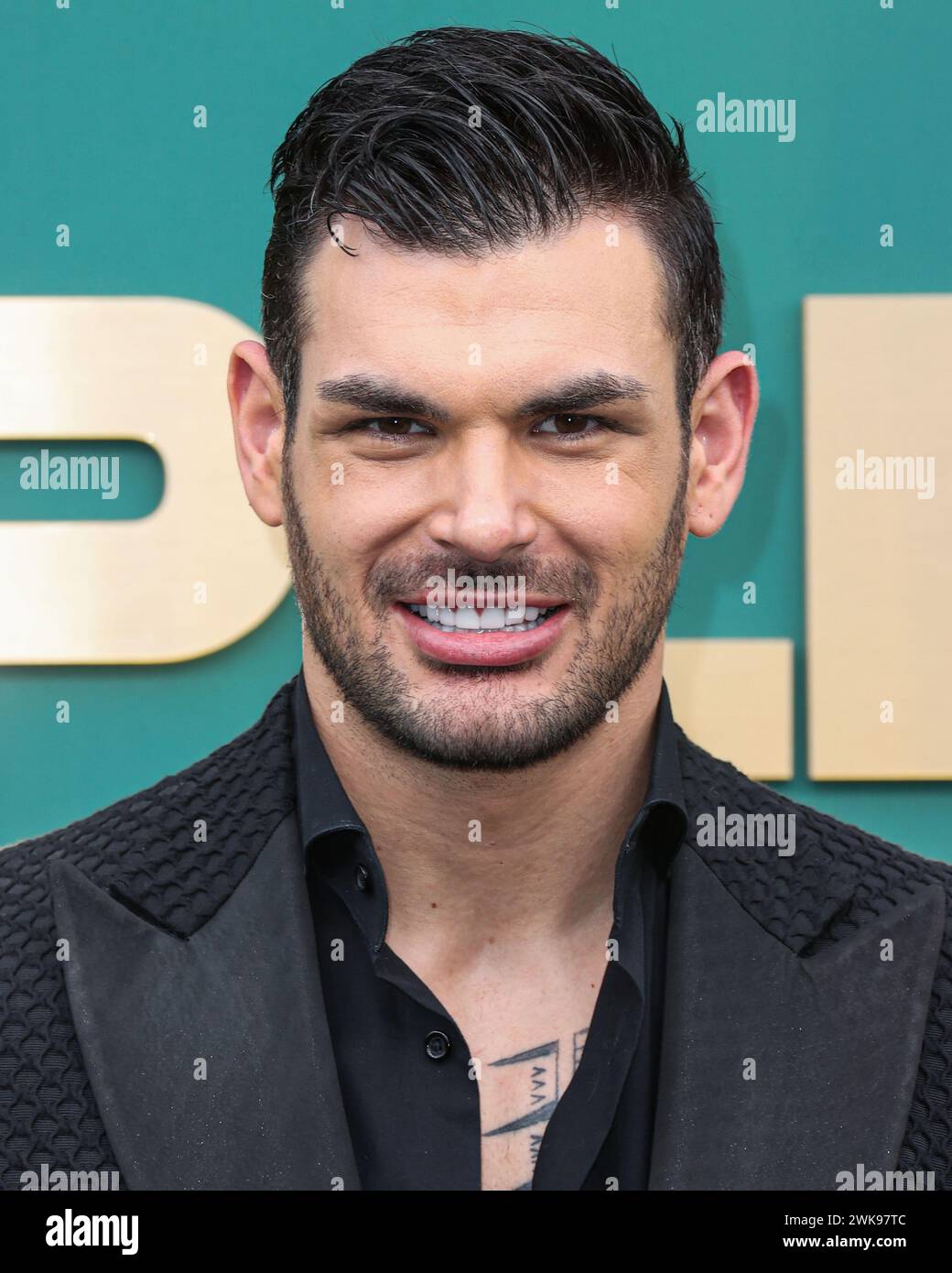 SANTA MONICA, LOS ANGELES, CALIFORNIA, USA - FEBRUARY 18: Romain Bonnet ...