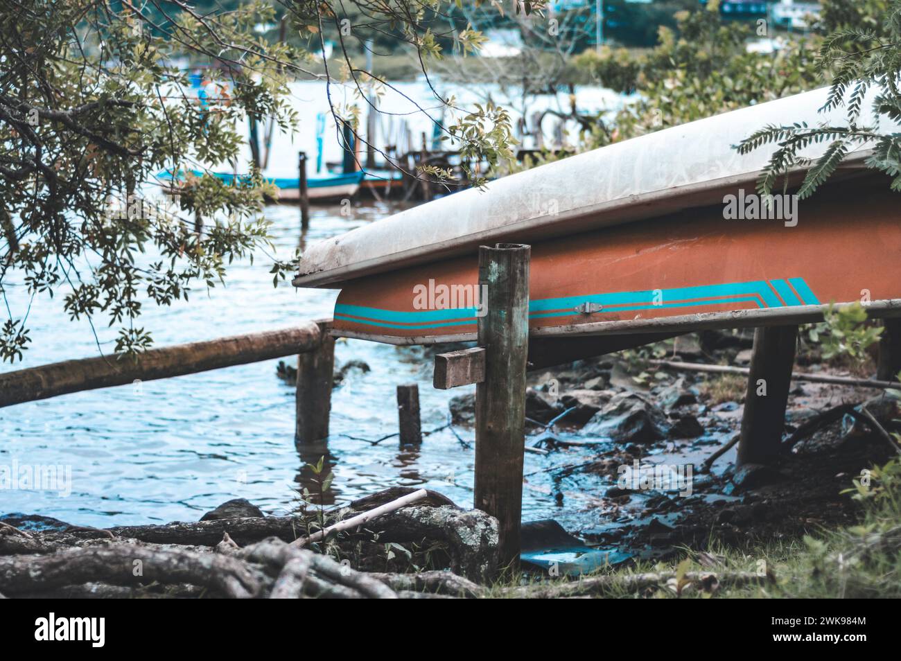 Over turned boat hi-res stock photography and images - Alamy