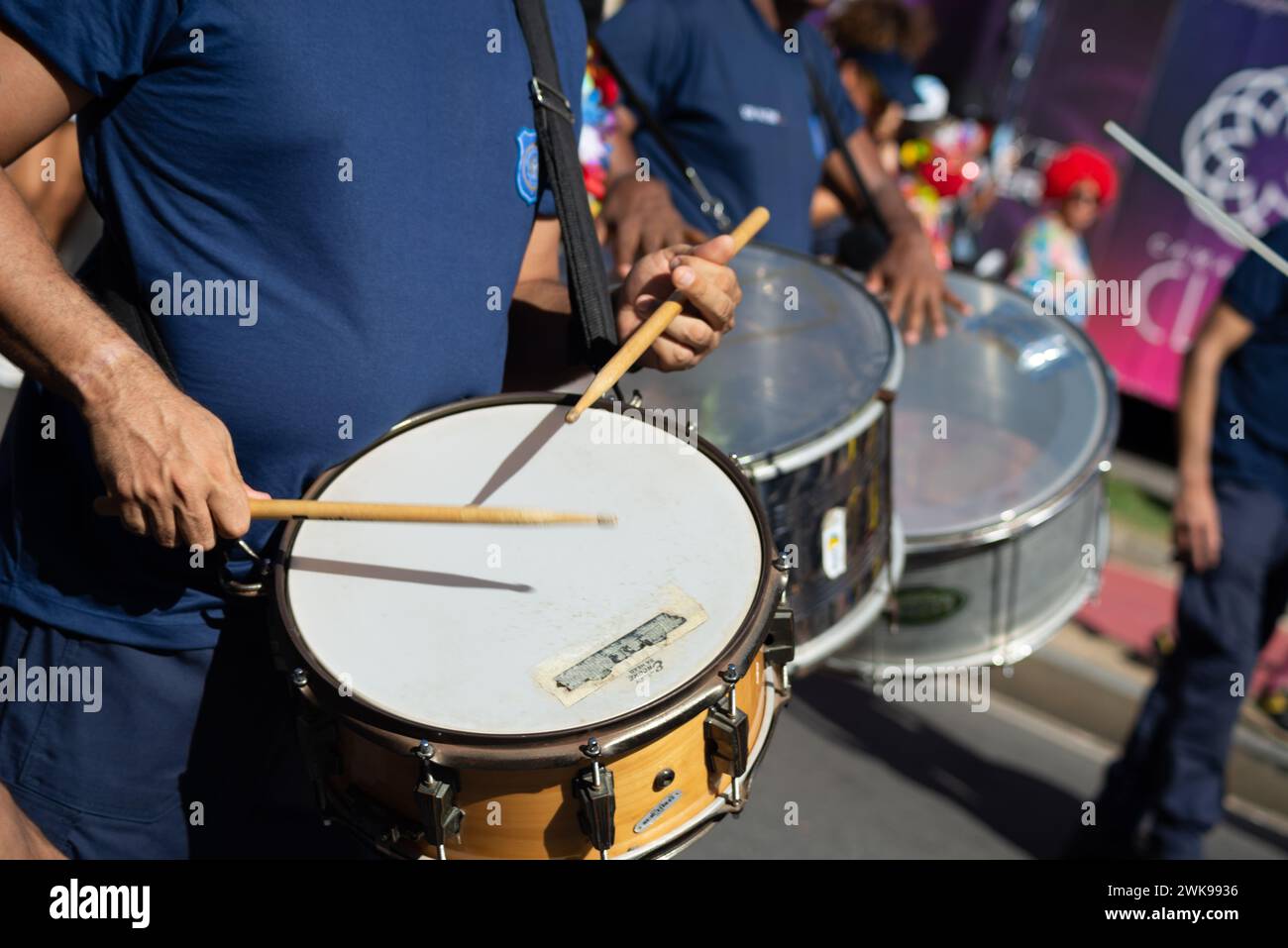 Salvador, Bahia, Brazil - February 03, 2024: Musicians playing ...