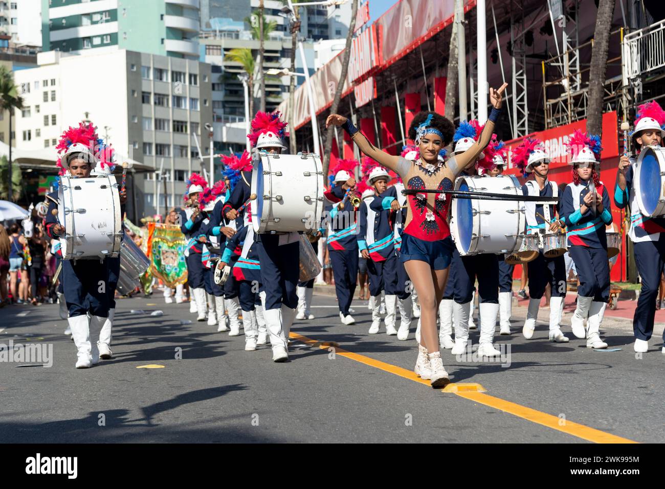 Salvador, Bahia, Brazil - February 03, 2024: Public school students ...