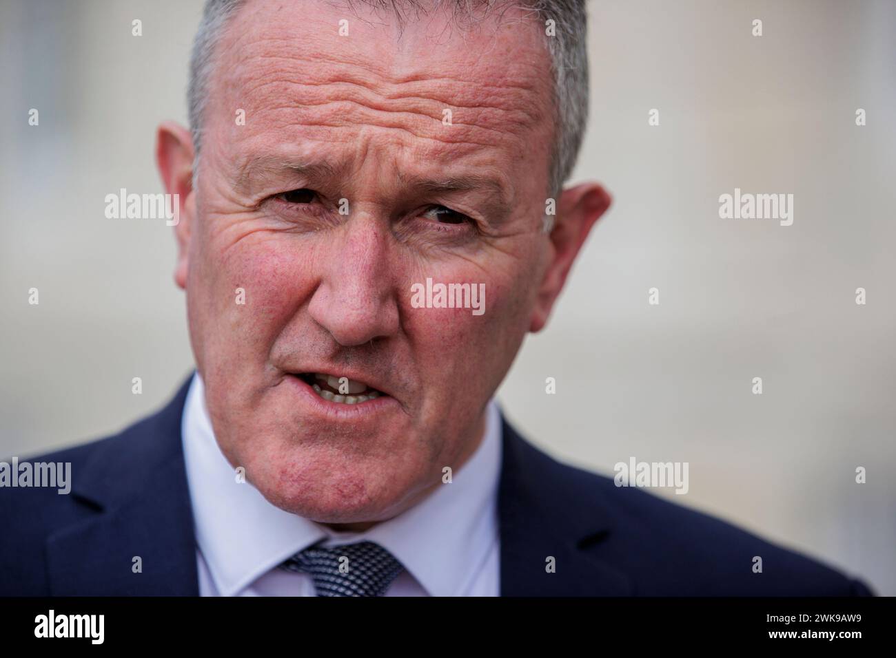 Northern Ireland Economy Minister Conor Murphy at Parliament Buildings ...