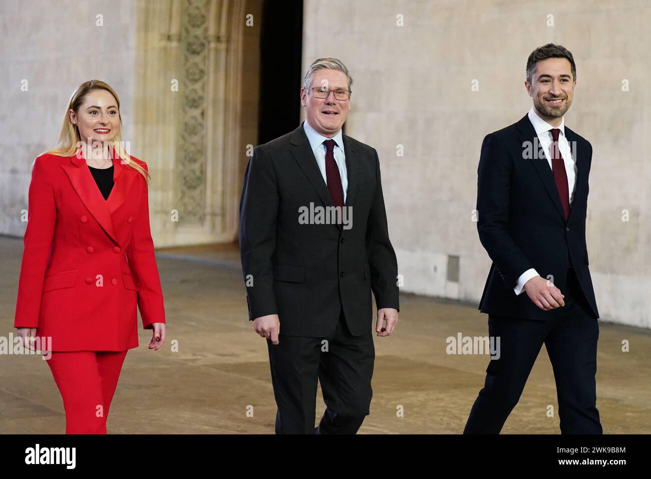 Labour leader Sir Keir Starmer welcomes Gen Kitchen and Damien Egan ...