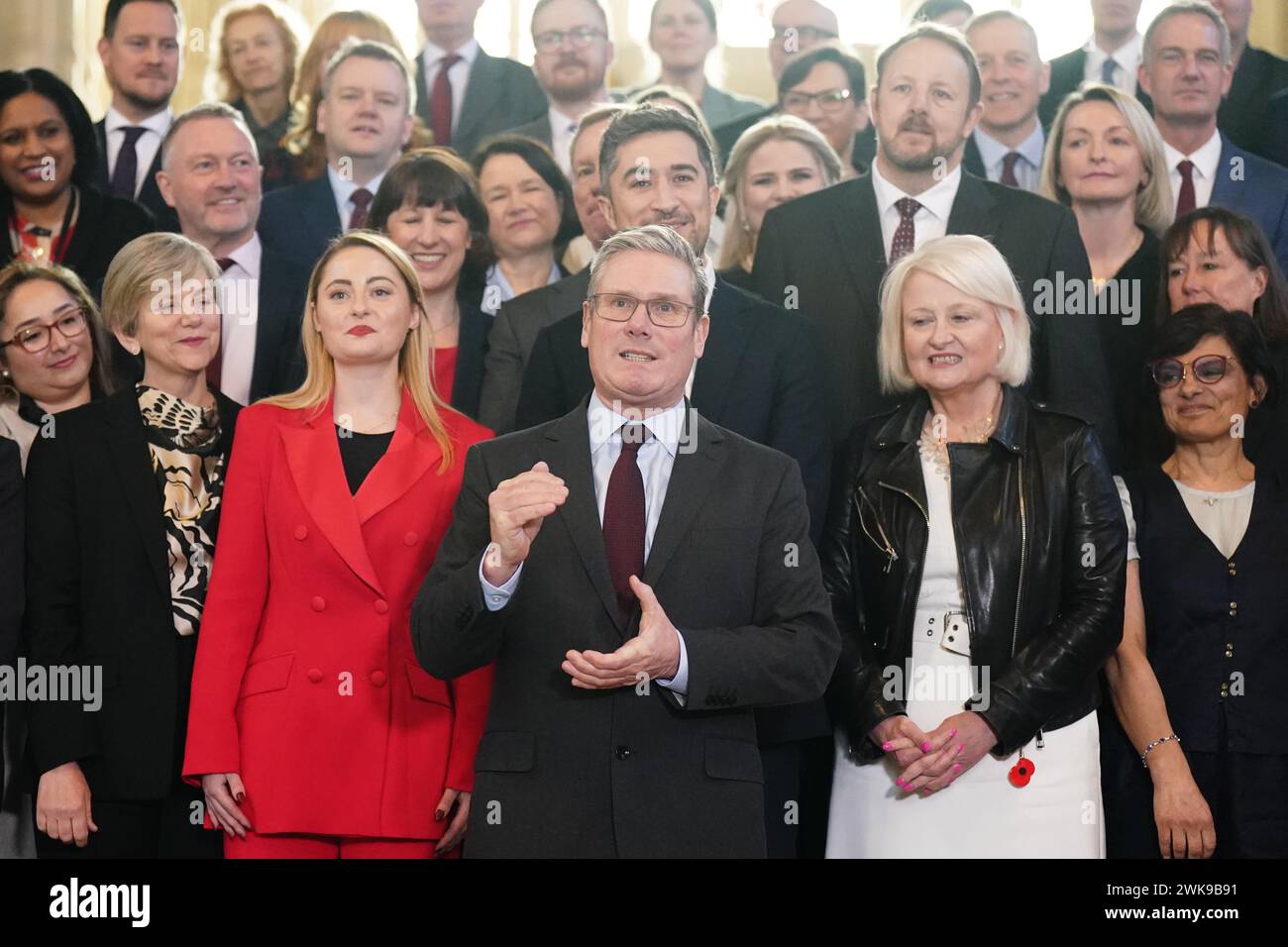 Labour leader Sir Keir Starmer welcomes Gen Kitchen and Damien Egan ...