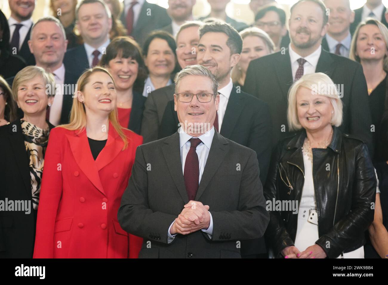 Labour leader Sir Keir Starmer welcomes Gen Kitchen and Damien Egan ...