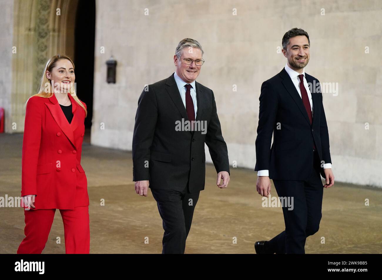 Labour leader Sir Keir Starmer welcomes Gen Kitchen and Damien Egan ...