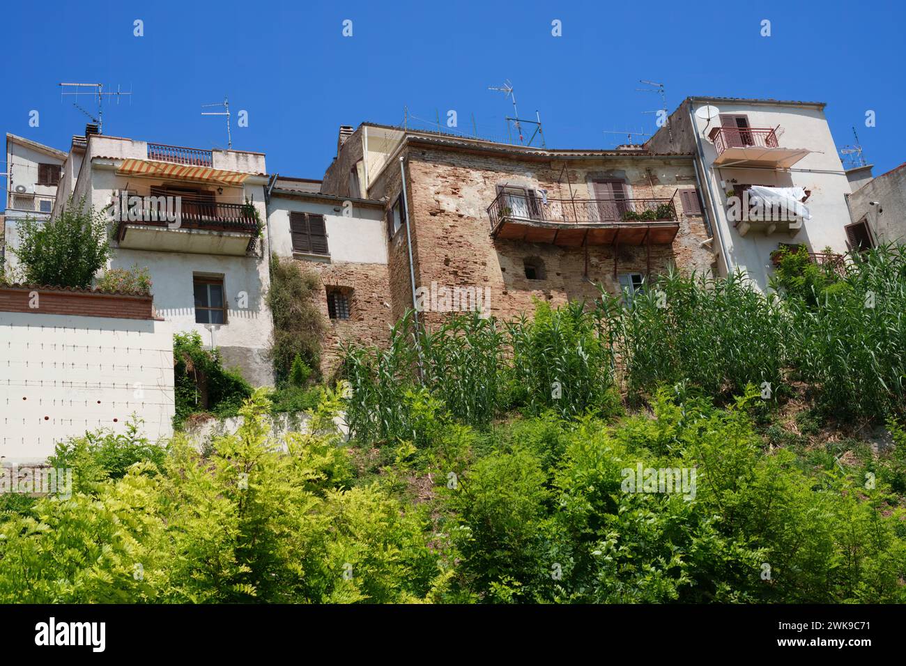 View of Bucchianico, historic town in Chieti province, Abruzzo, Italy ...