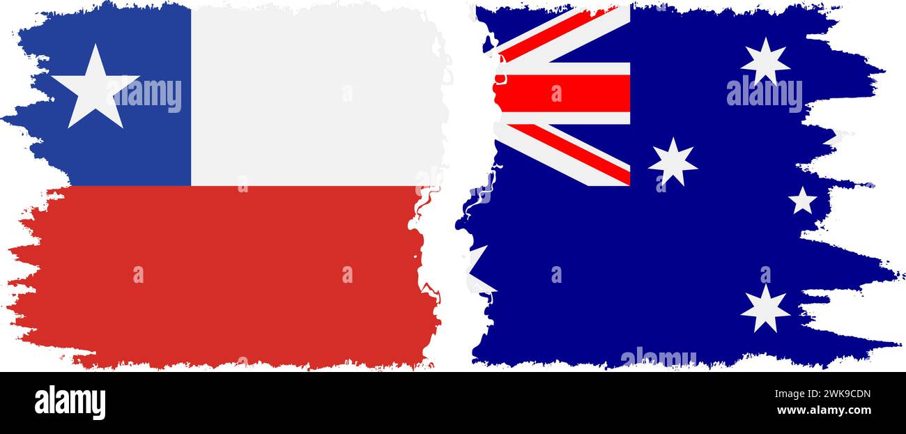 Chile australia flag hi-res stock photography and images - Alamy