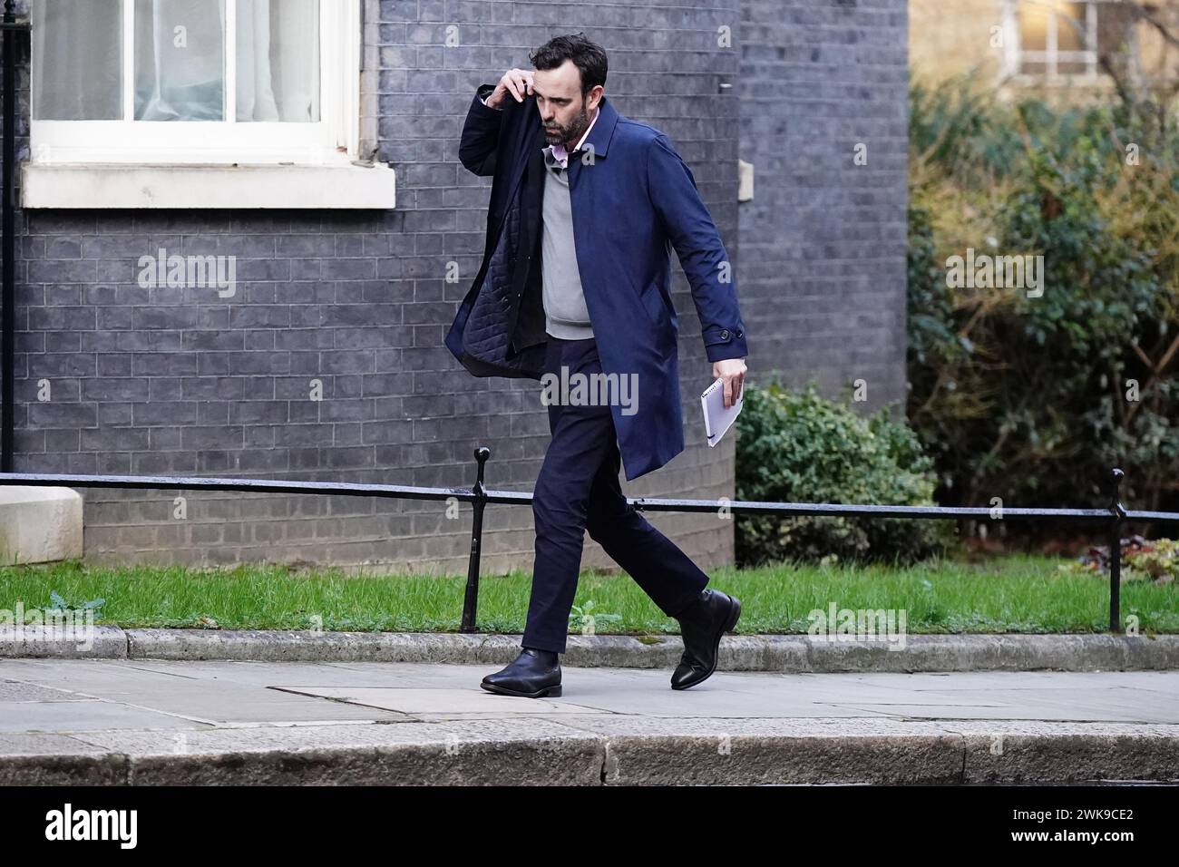 Political strategist Isaac Levido arriving in Downing Street, London ...