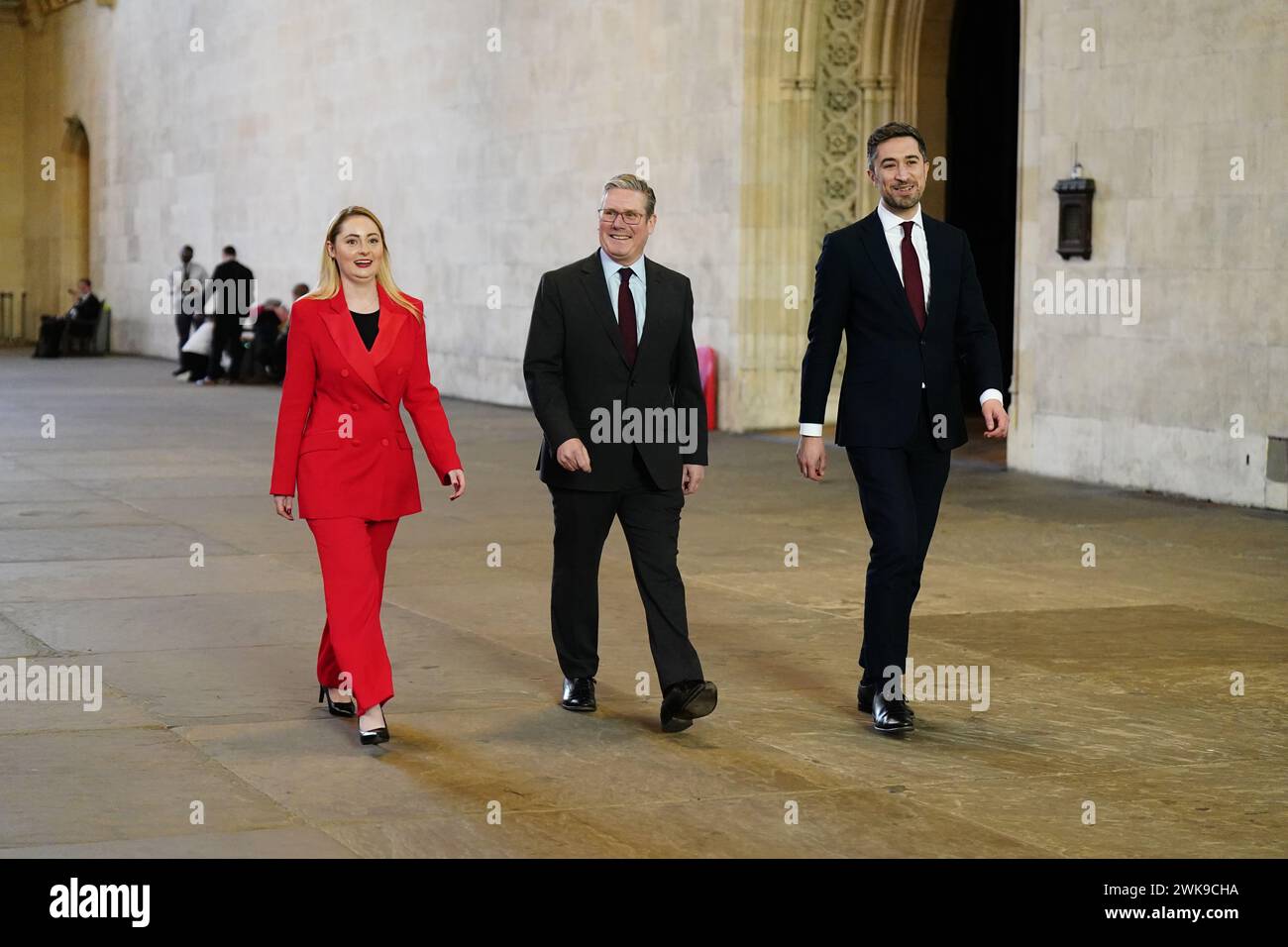 Labour leader Sir Keir Starmer welcomes Gen Kitchen and Damien Egan ...