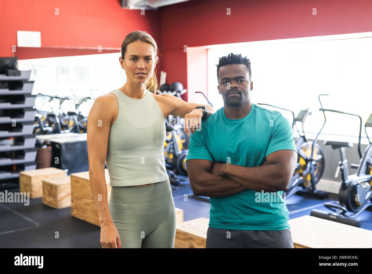 African american man trainer hi-res stock photography and images - Alamy