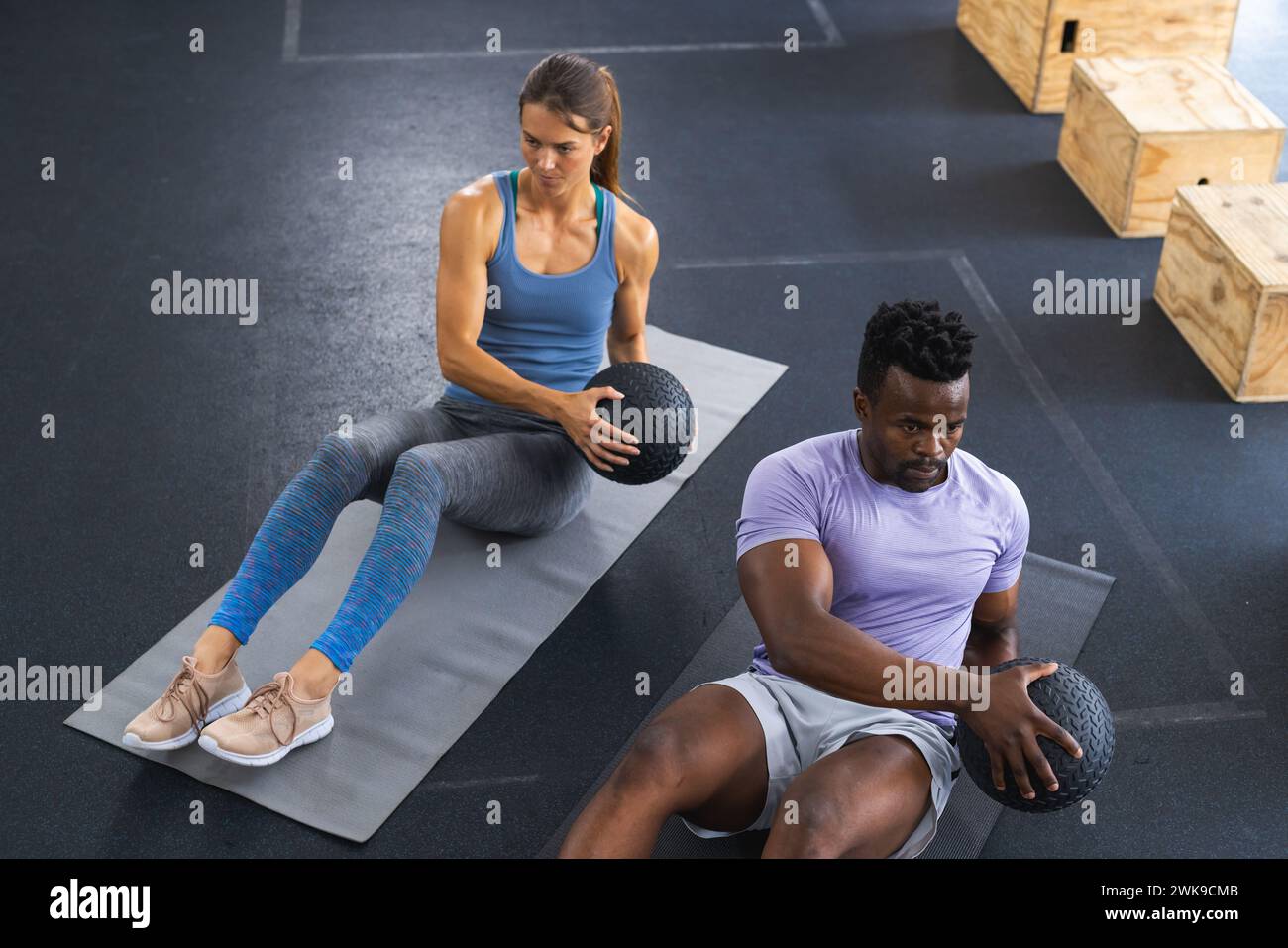 Diverse gym activity hi-res stock photography and images - Alamy