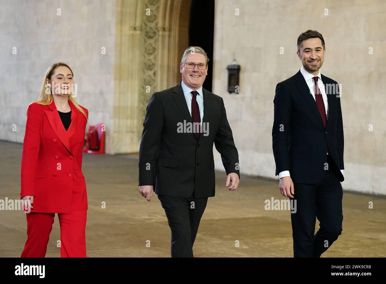 Labour leader Sir Keir Starmer welcomes Gen Kitchen and Damien Egan ...