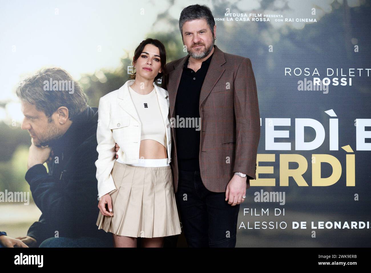 Roma, Lazio. 19th Feb, 2012. Rome, Italy. 19th February, 2024; Picture left to right, Rosa ...