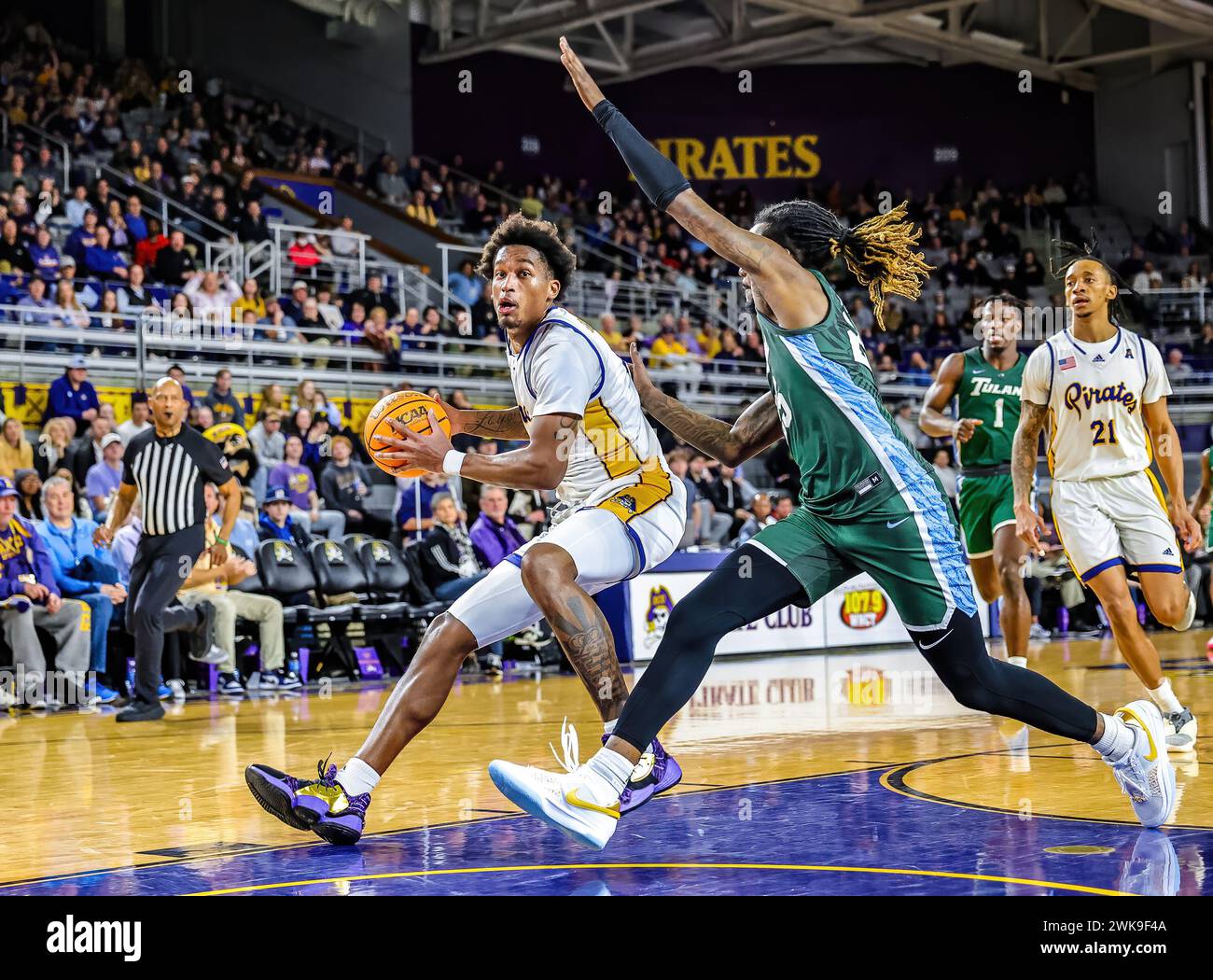 Greenville, North Carolina, USA. 18th Feb, 2024. East Carolina Pirates ...