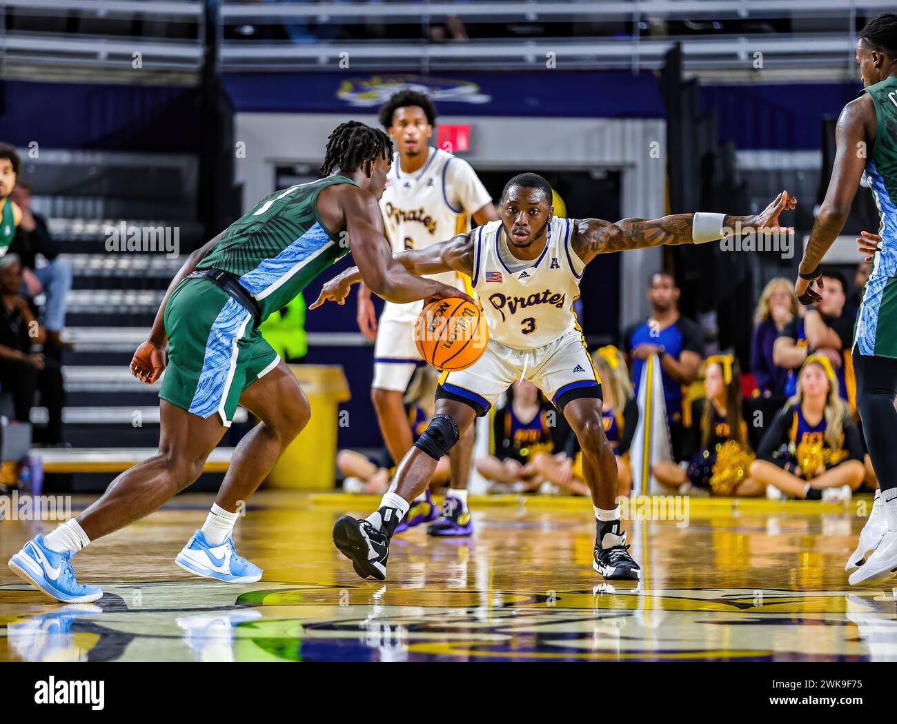 Greenville, North Carolina, USA. 18th Feb, 2024. East Carolina Pirates ...