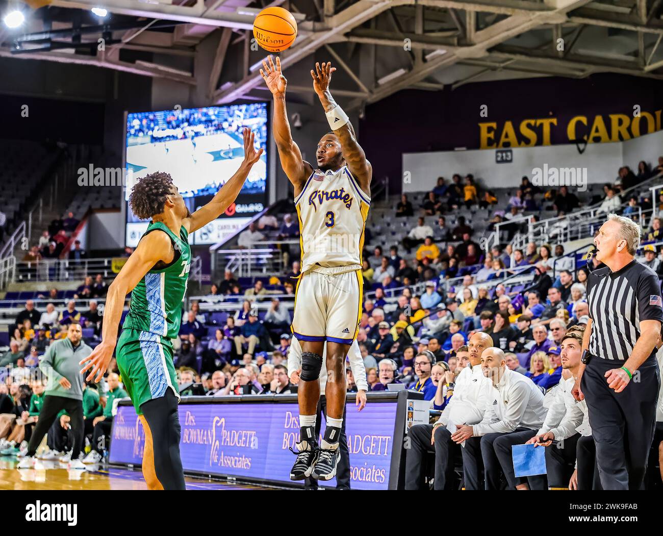 Greenville, North Carolina, USA. 18th Feb, 2024. East Carolina Pirates ...
