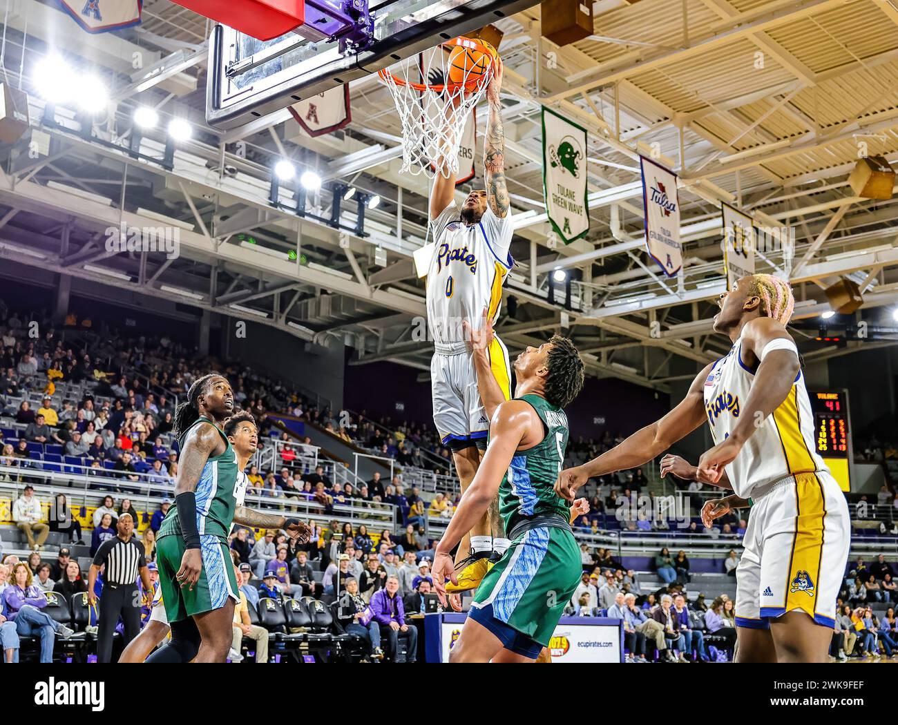 February 18, 2024, Greenville, North Carolina, USA: East Carolina ...