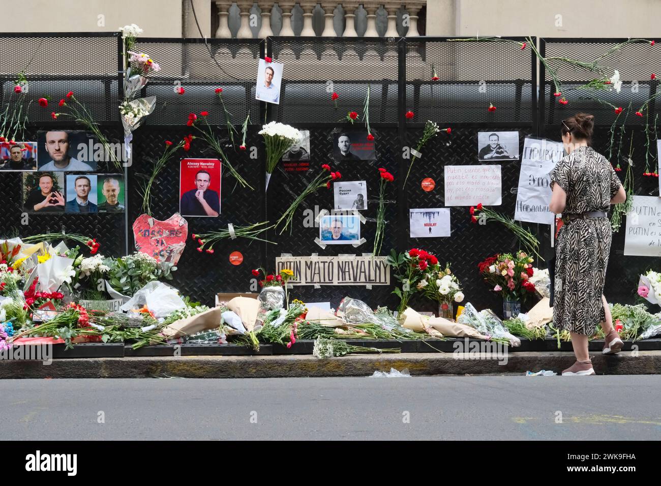 Embassy of the Russian Federation in Buenos Aires, Argentina. Flowers ...