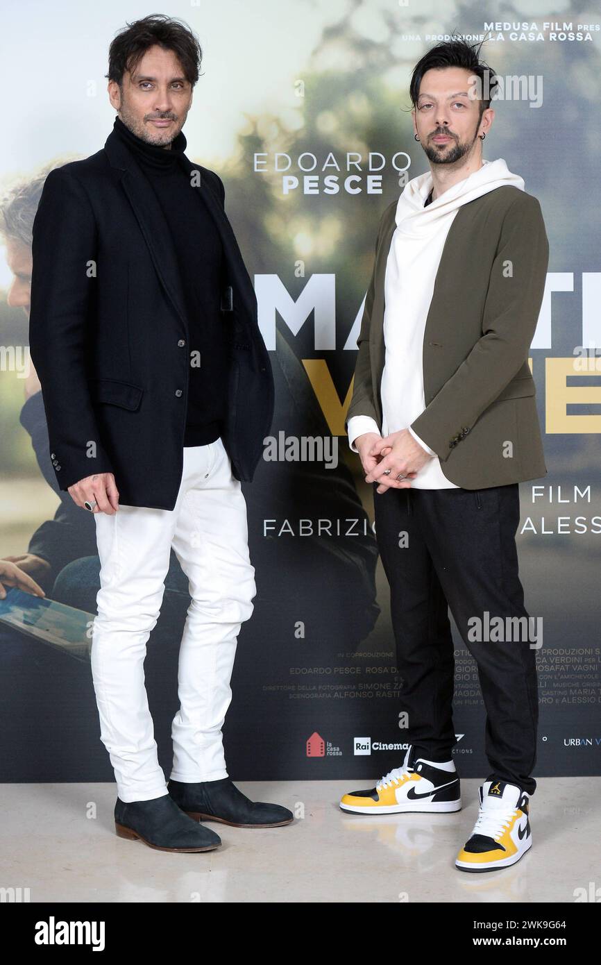 Photocall movie Martedi e Venerdi Fabrizio Moro, Alessio De Leonardis ...