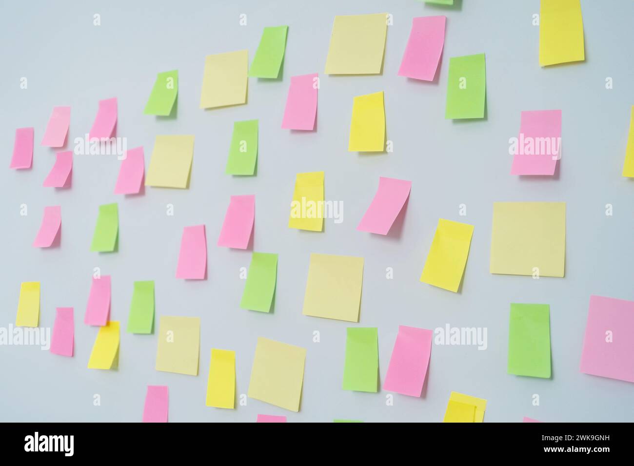 Colorful Sticky Note on Board Stock Photo - Alamy
