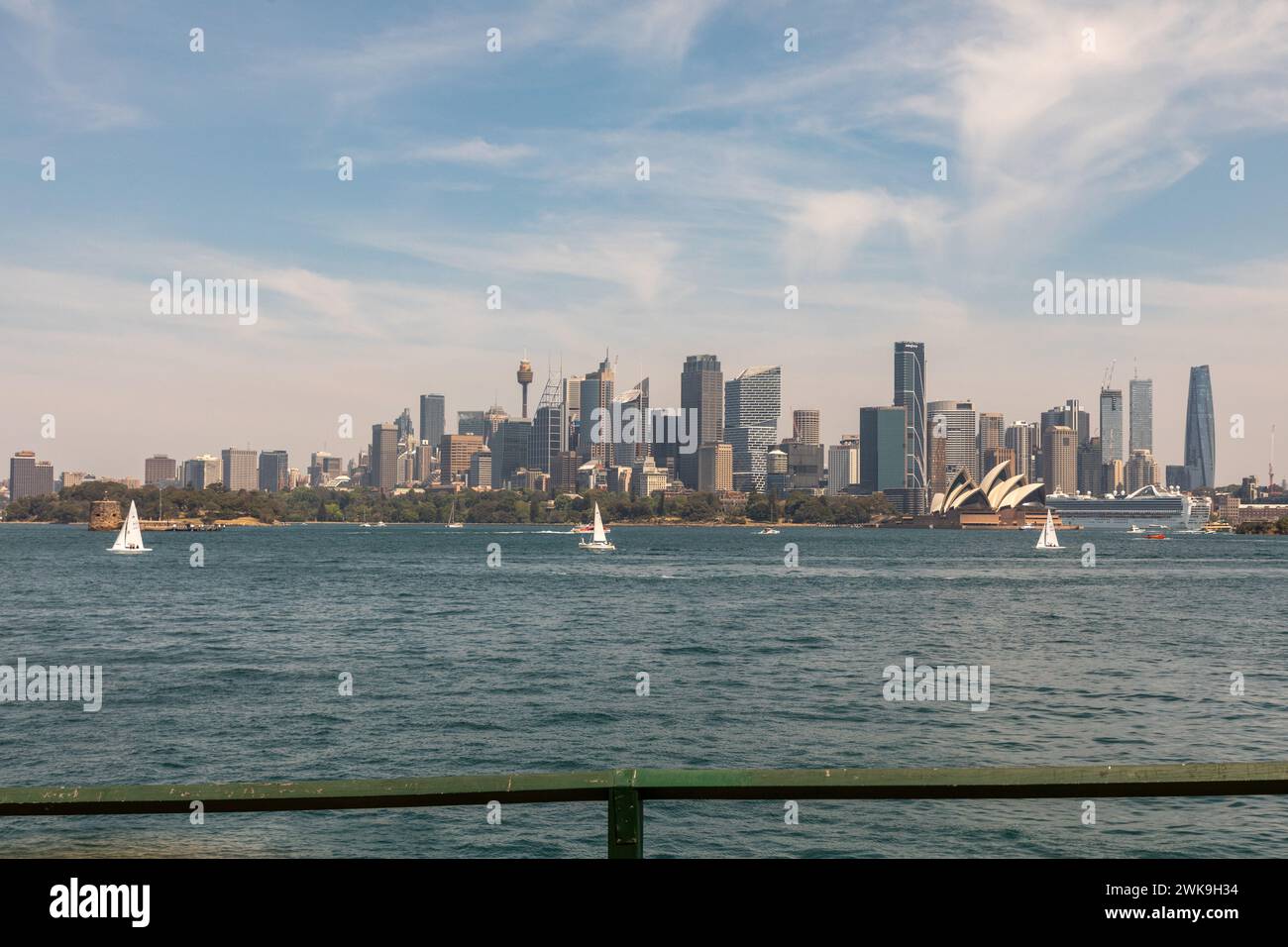 Sydney, NSW, Australia Oct. 21, 2023: High-rises dominate Sydney's ...