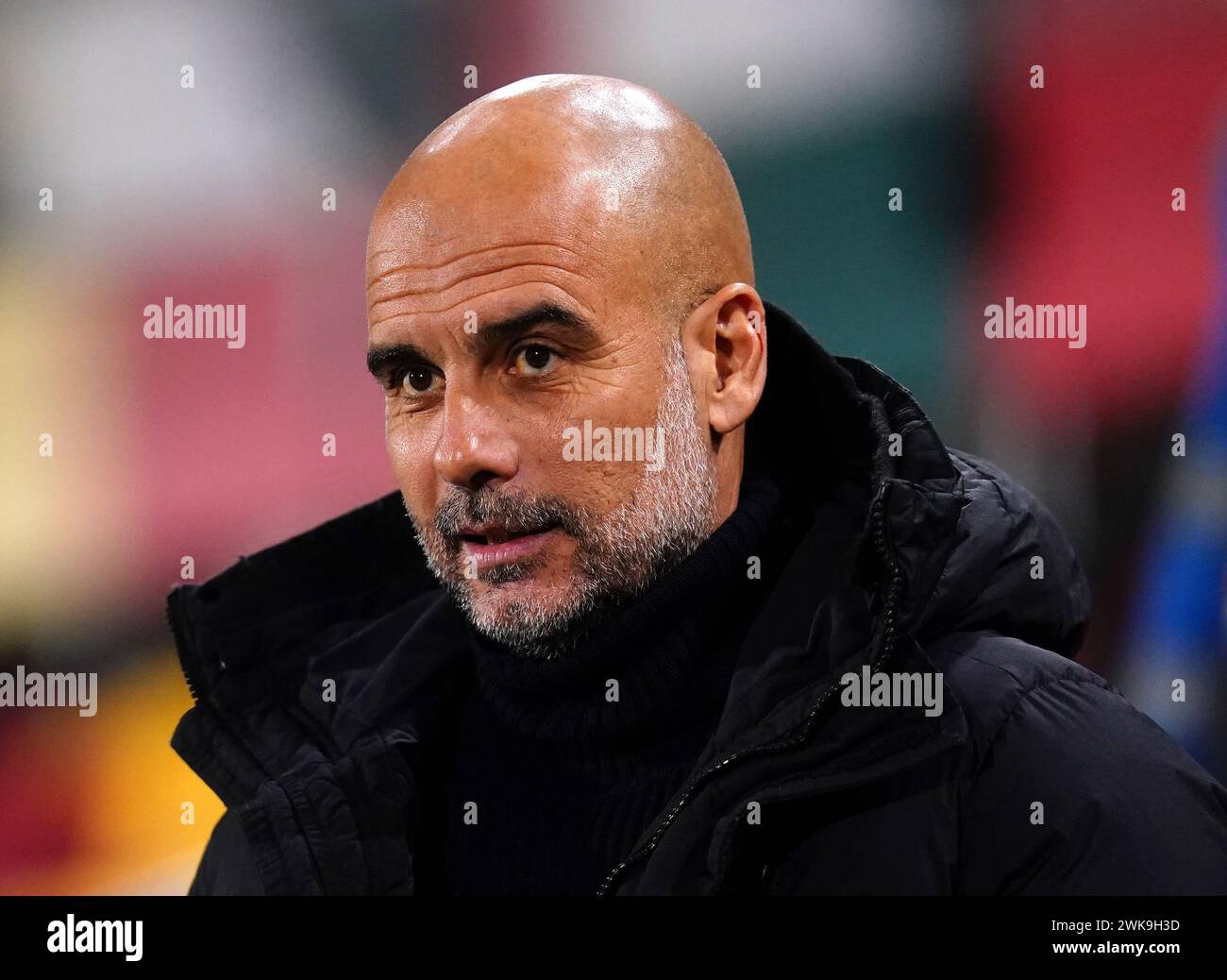 File photo dated 05-02-2024 of Manchester City manager Pep Guardiola ...