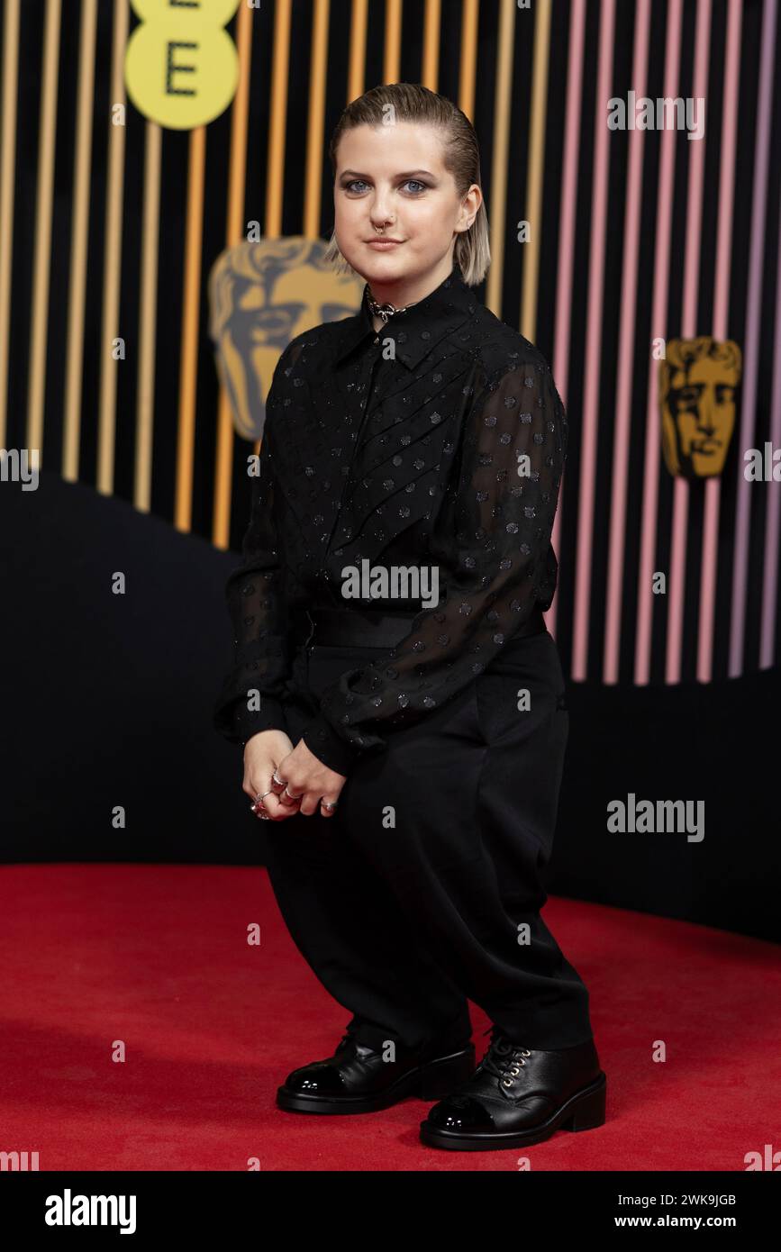 Ella Glendining poses for photographers upon arrival at the 77th ...