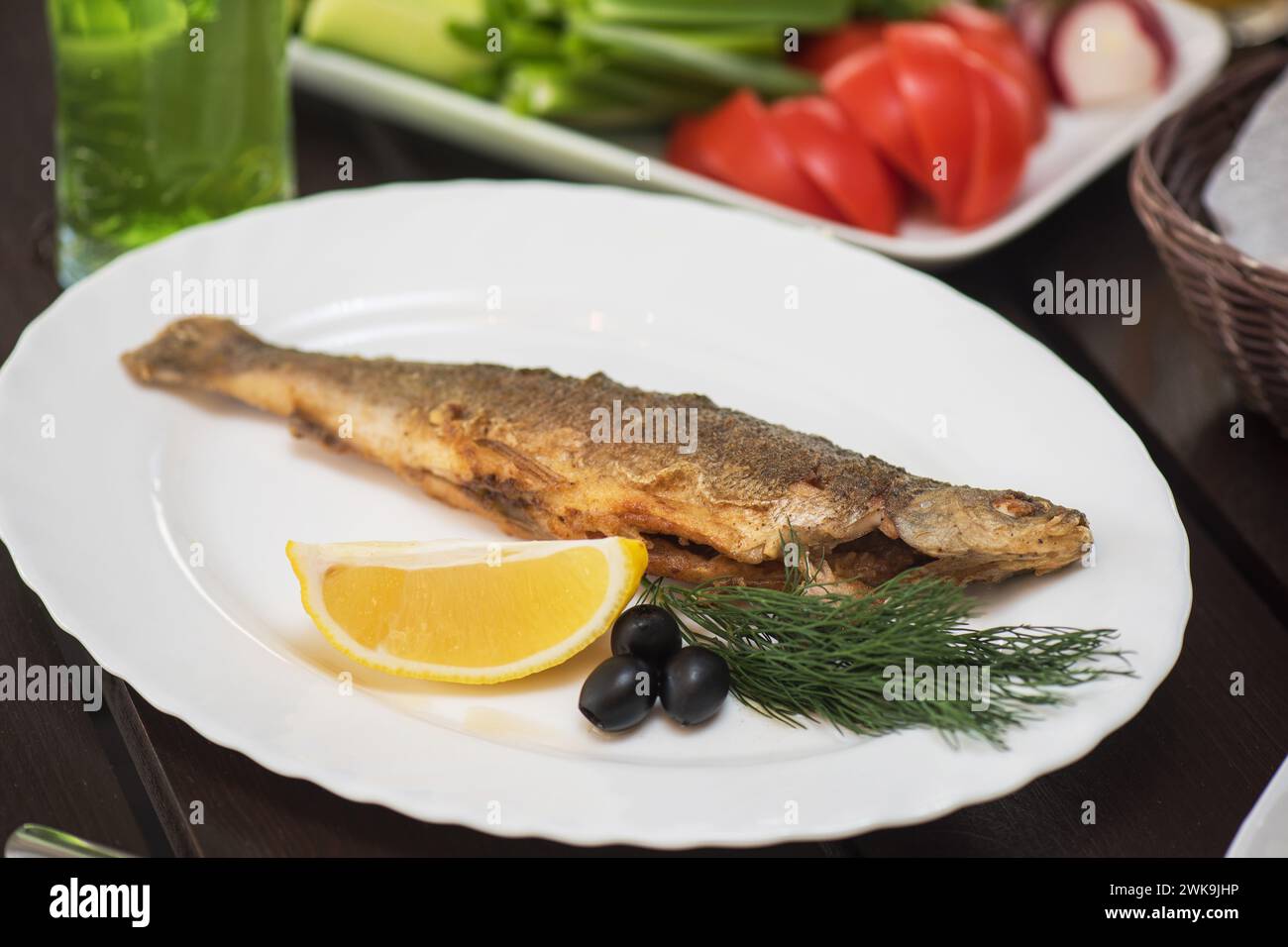 Food blue palte hi-res stock photography and images - Alamy