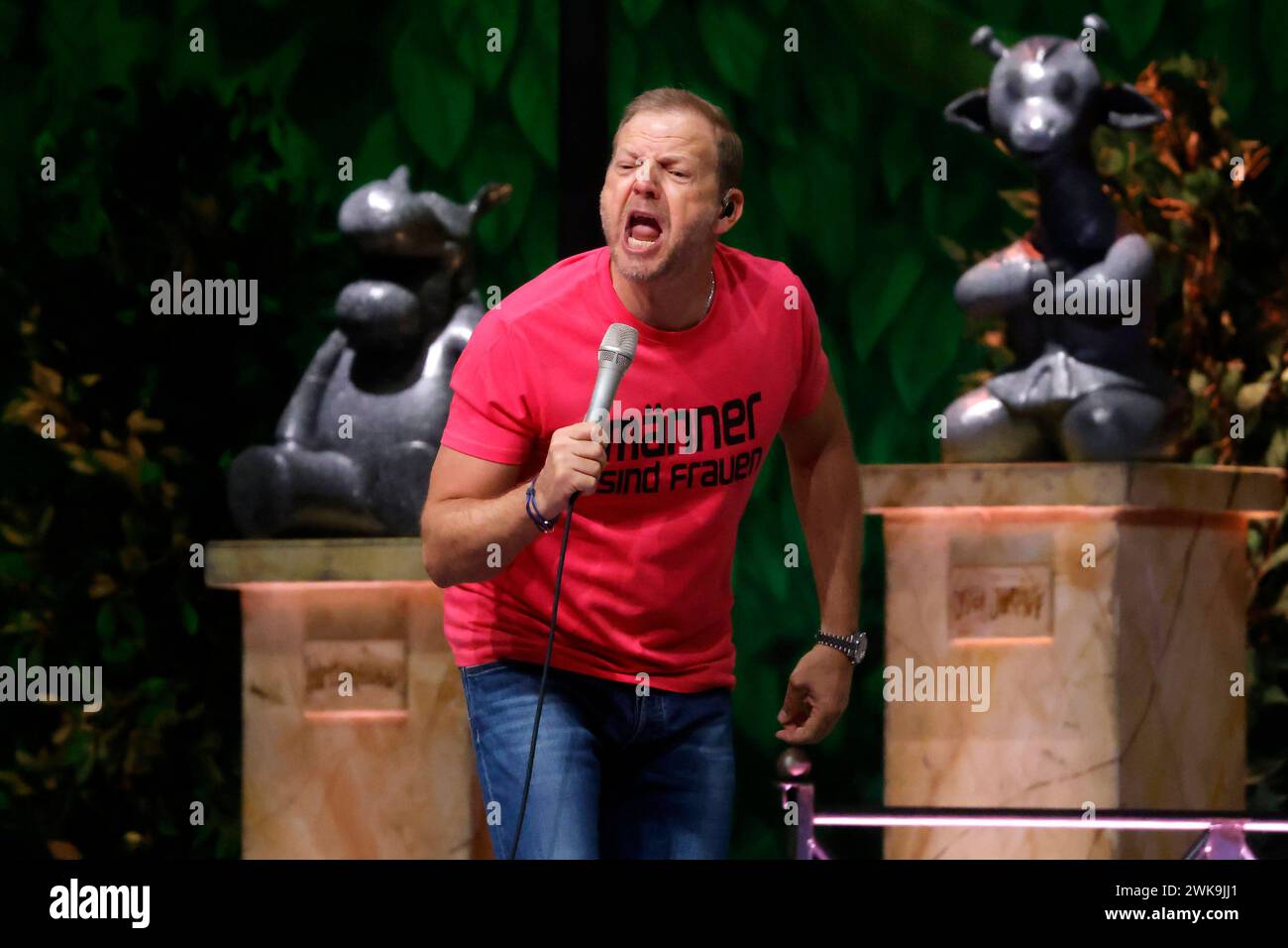 Comedian Mario Barth bei seiner Show in der Lanxess-Arena. Köln, 18.02. ...