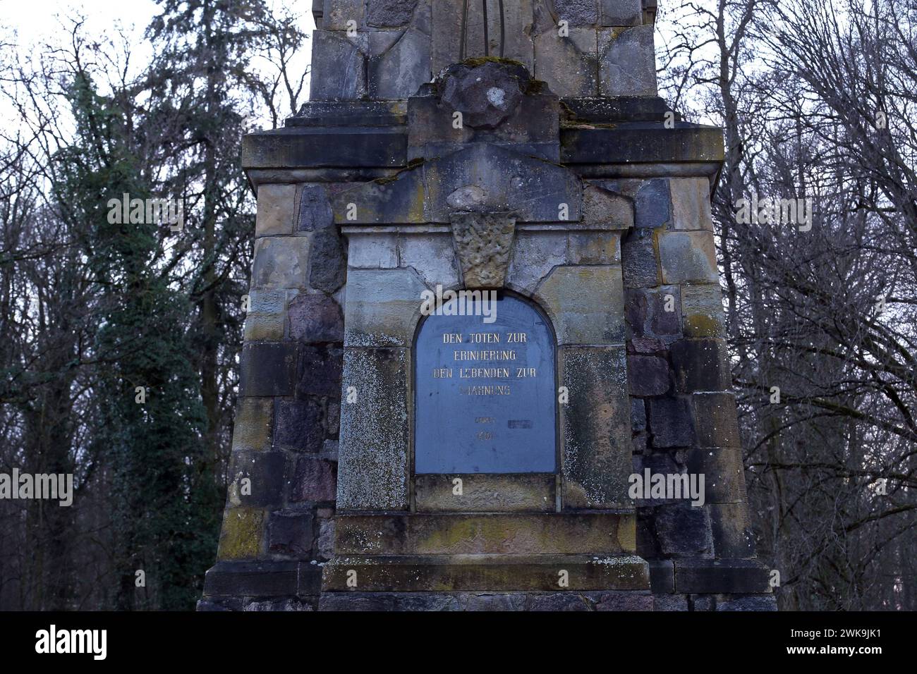 Denkmal Gransee Gransee 15.02.2024: Den Toten zur Erinnerung Den Lebenden zur Mahnung Erbaut ...