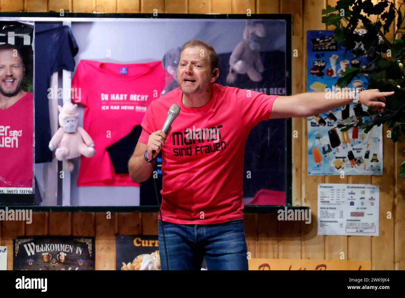 Comedian Mario Barth bei seiner Show in der Lanxess-Arena. Köln, 18.02. ...