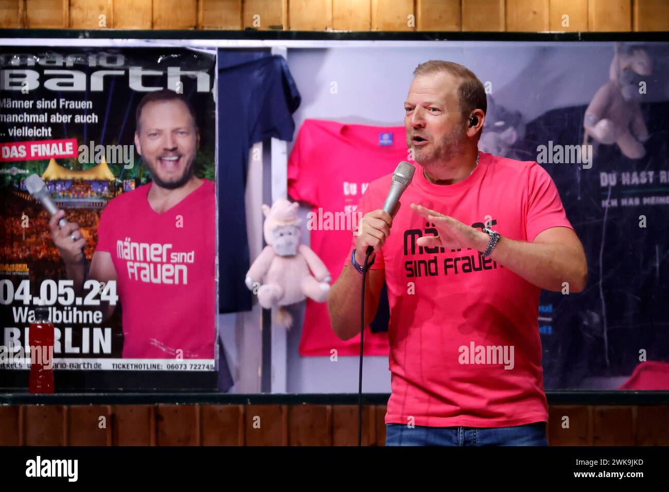 Comedian Mario Barth bei seiner Show in der Lanxess-Arena. Köln, 18.02. ...