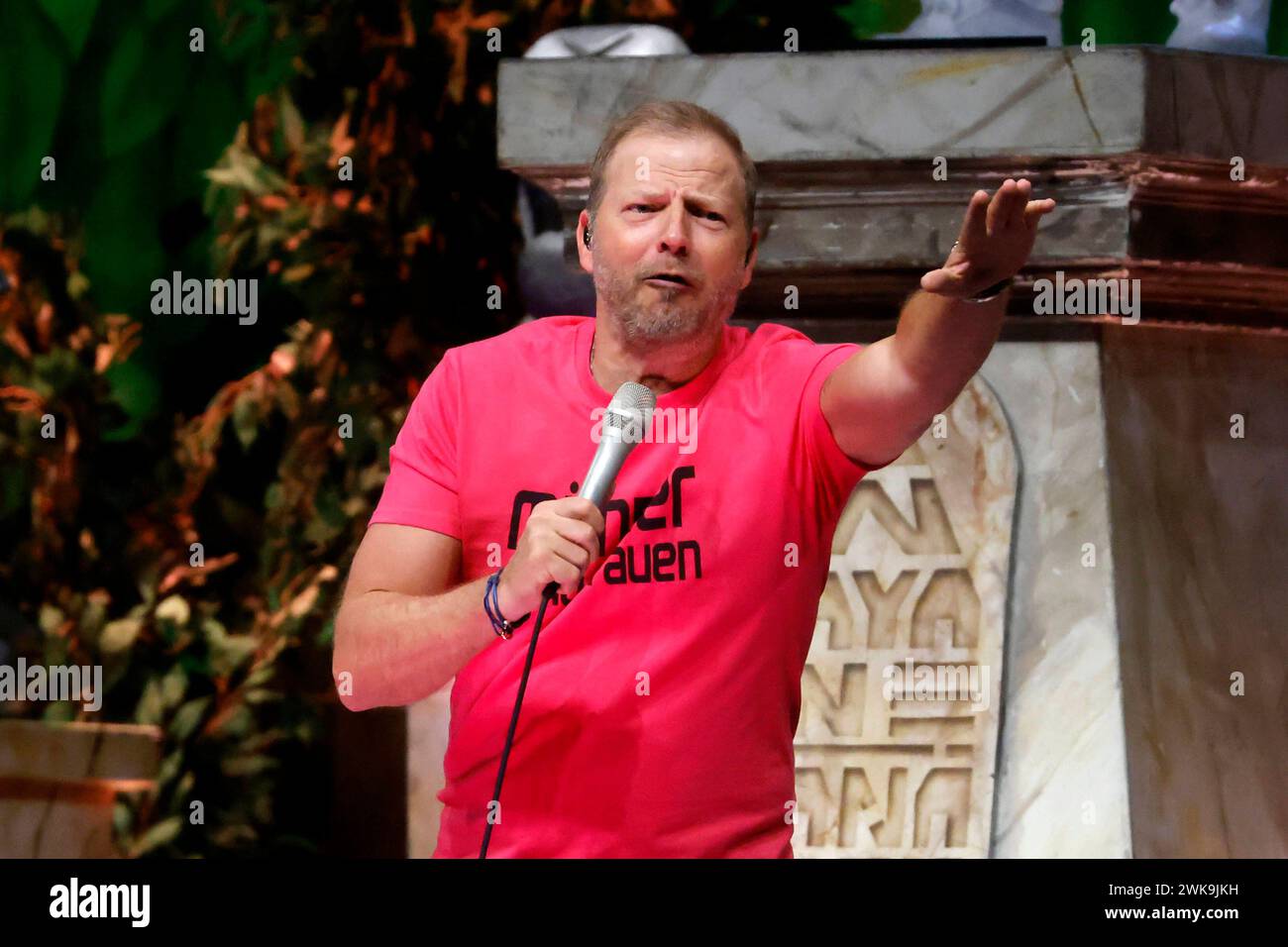Comedian Mario Barth bei seiner Show in der Lanxess-Arena. Köln, 18.02. ...