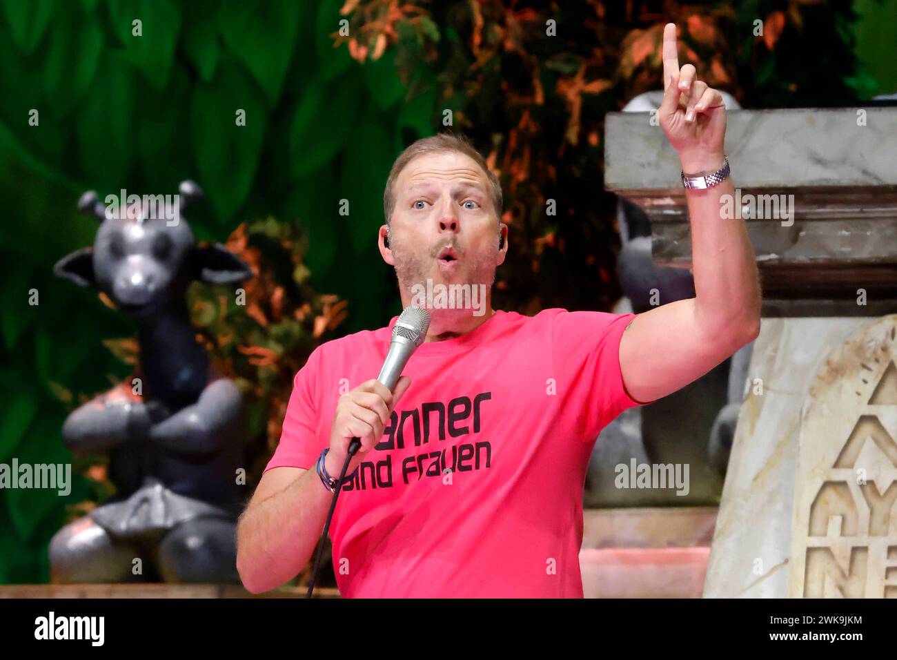 Comedian Mario Barth bei seiner Show in der Lanxess-Arena. Köln, 18.02. ...