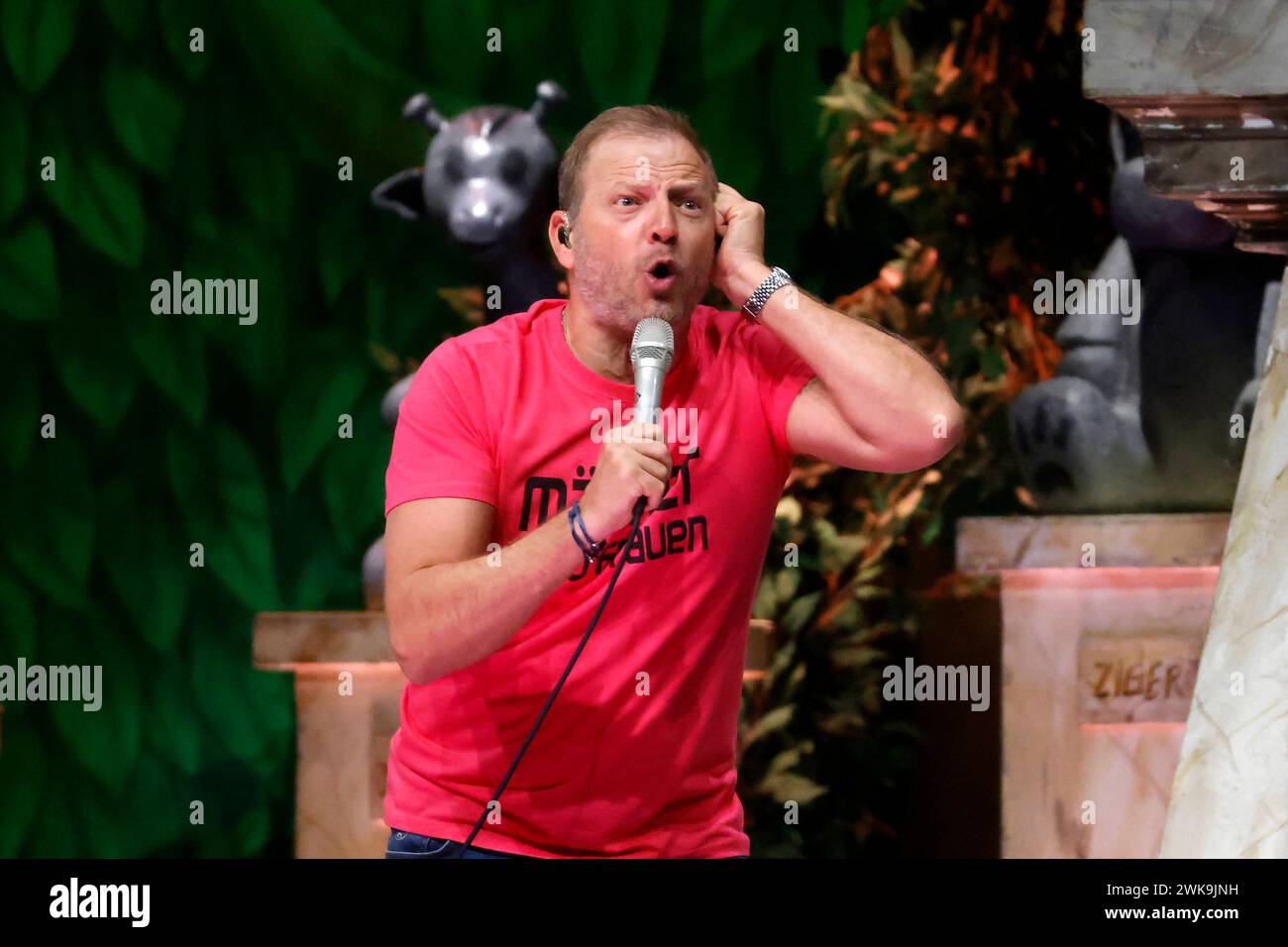 Comedian Mario Barth bei seiner Show in der Lanxess-Arena. Köln, 18.02. ...